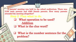 One Step Word Problem on Addition | PPTX