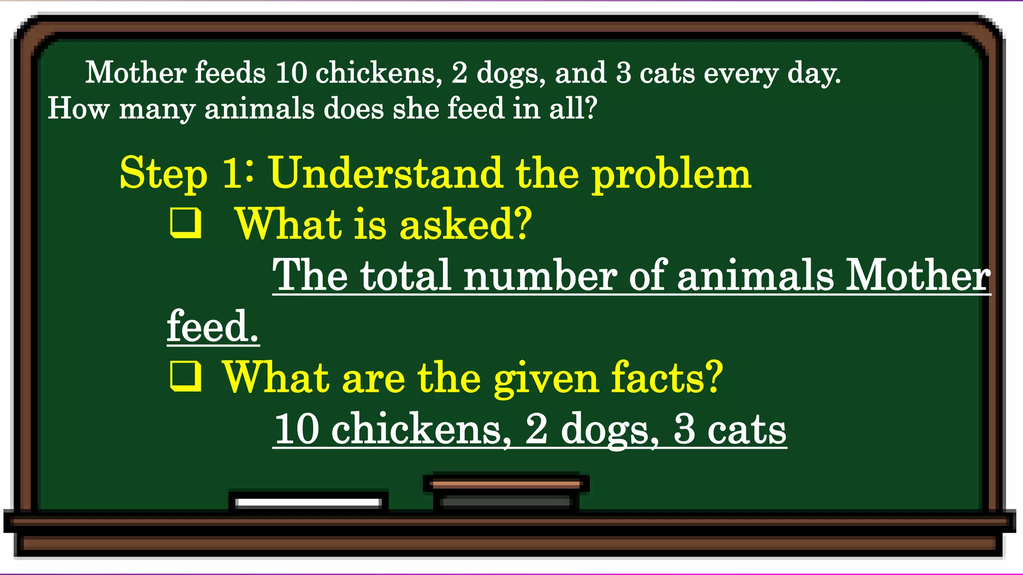 One Step Word Problem on Addition | PPTX