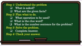 One Step Word Problem on Addition | PPTX