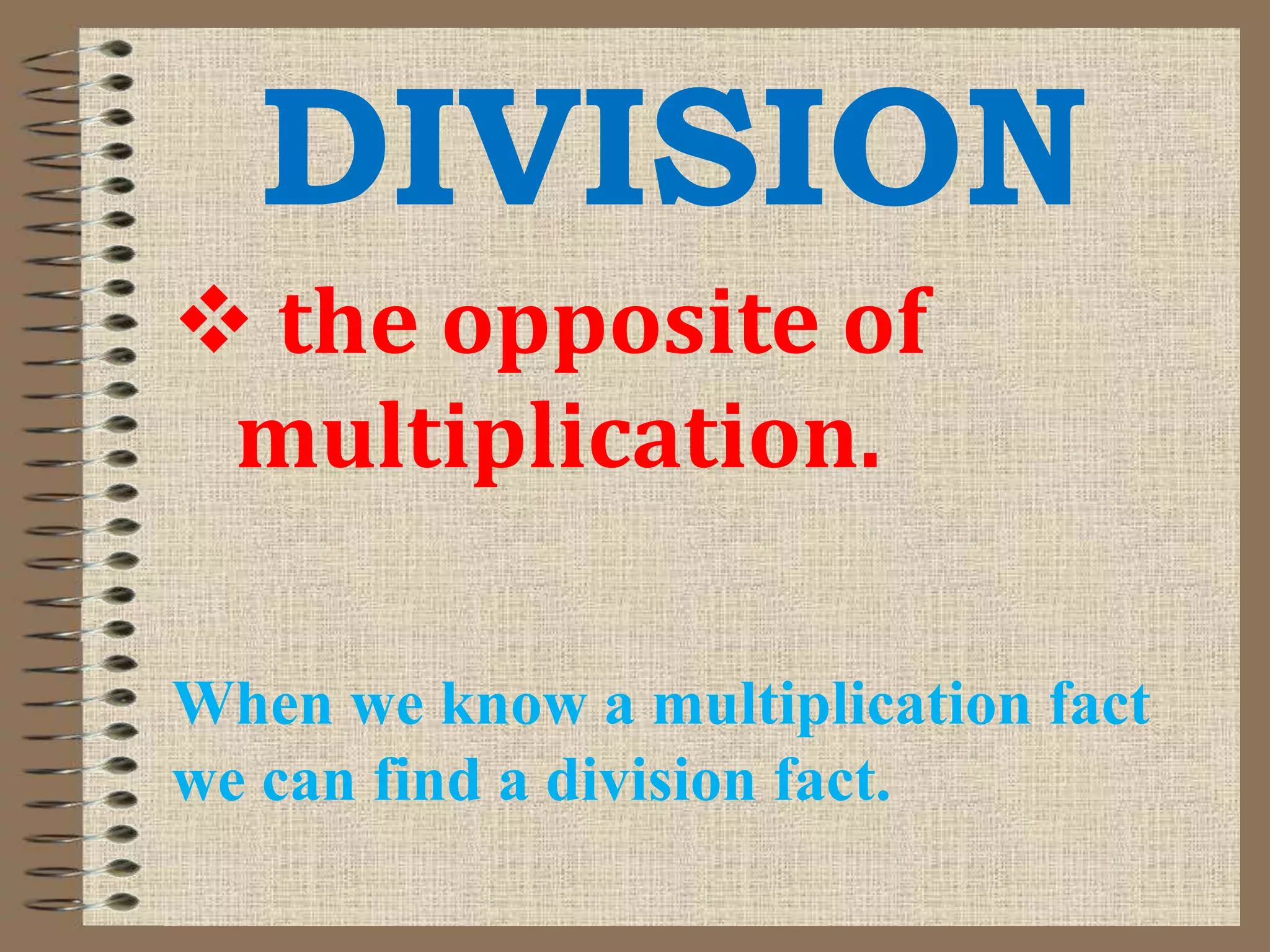 DIVISION WITH ONE-DIGIT DIVISOR | PPTX