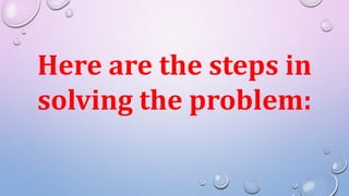 Problems Involving Multiplication | PPTX