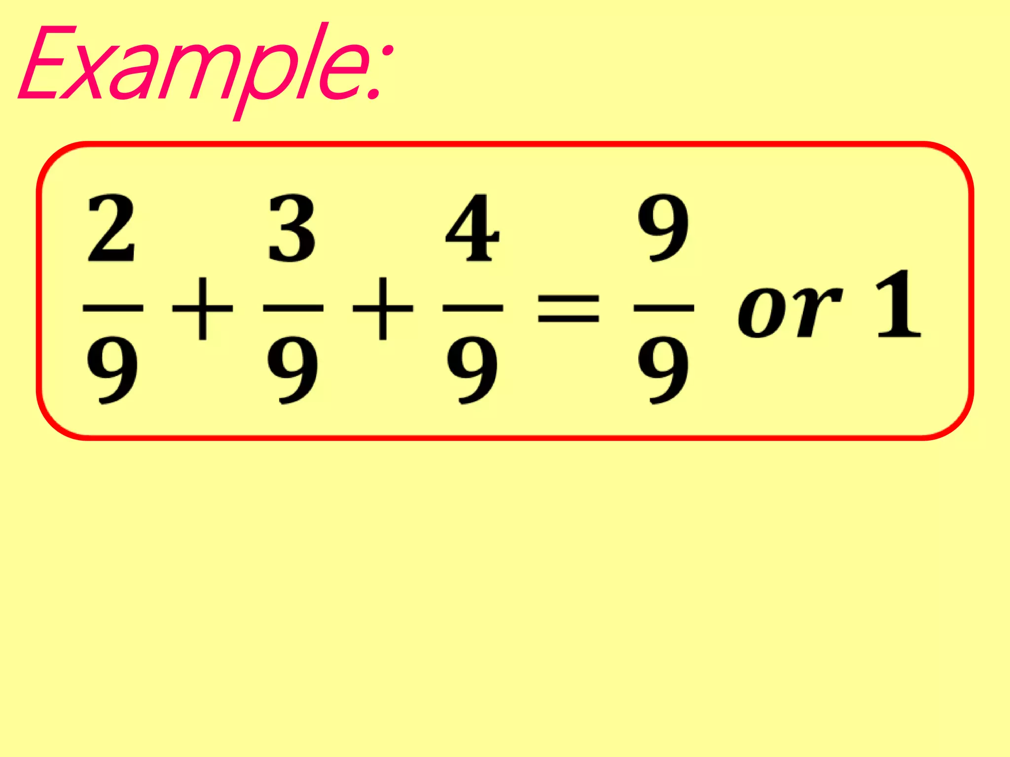 Adding Similar Fractions.pptx | Free Download