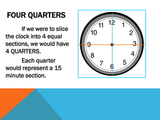 Half and Quarter Hour | PPT