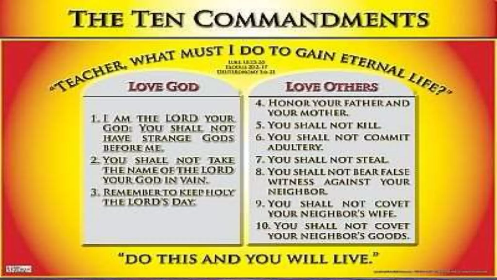 Ten Commandments | PPTX