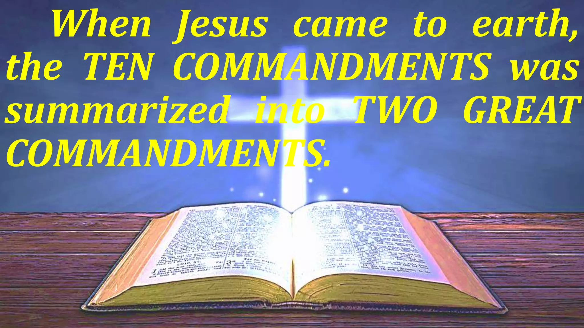 Ten Commandments | PPTX