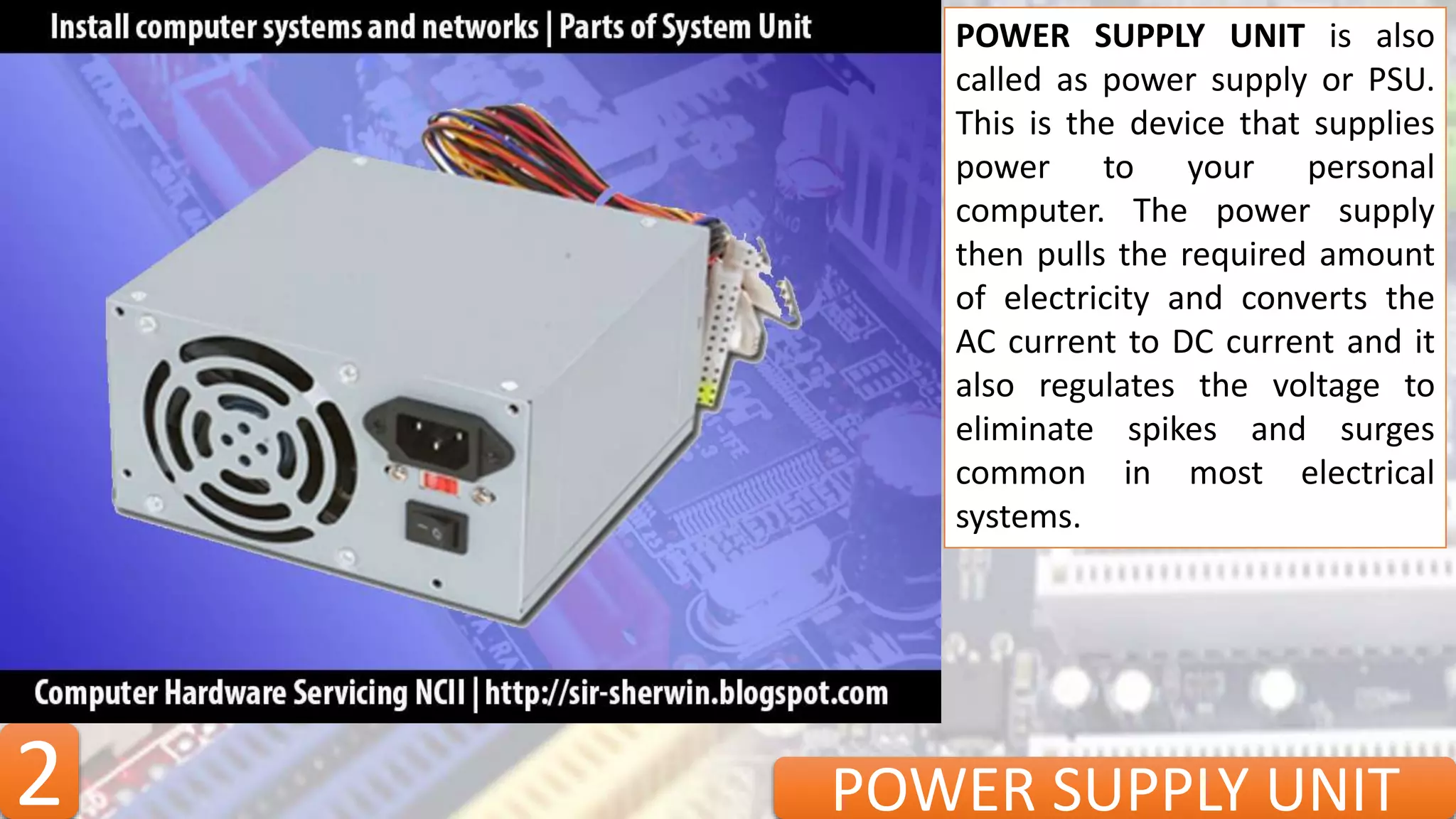 Lesson 4.1 Parts of system unit new.ppt