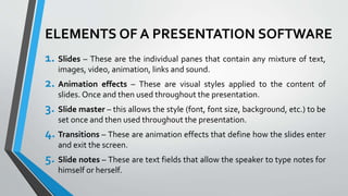 Lesson 4.1 PRESENTATION SOFTWARE.pptx