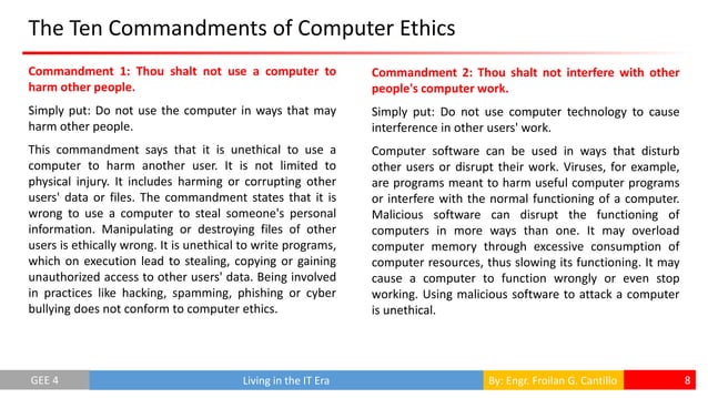 Living in the IT Era - Lesson 4.pptx | Email | Internet