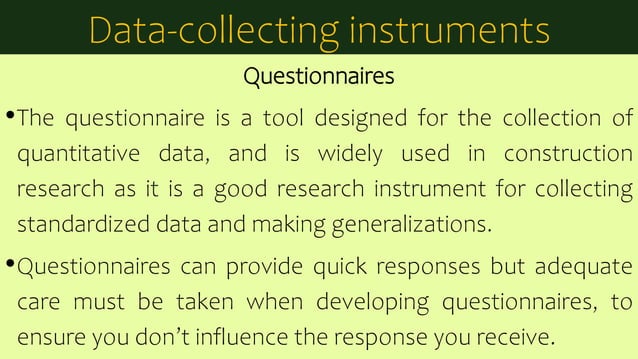 Lesson 4.2.Research Design and Research Instrument.pptx | Science