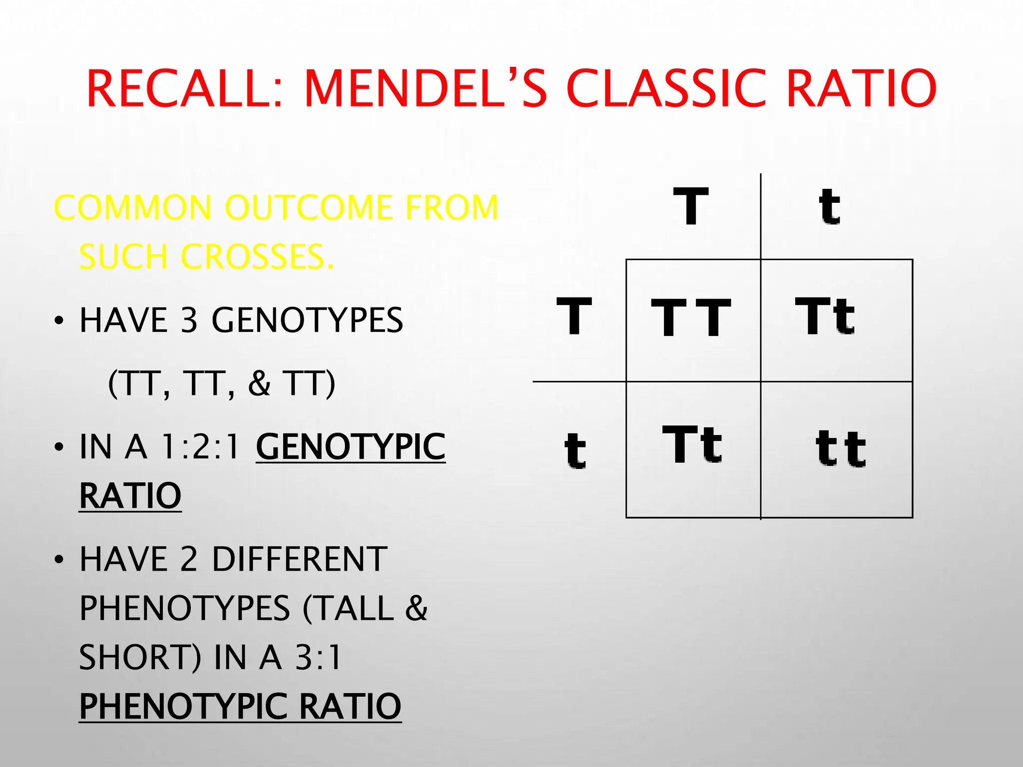 Lesson4_Modifications to Mendel’s Classic Ratios | PPT