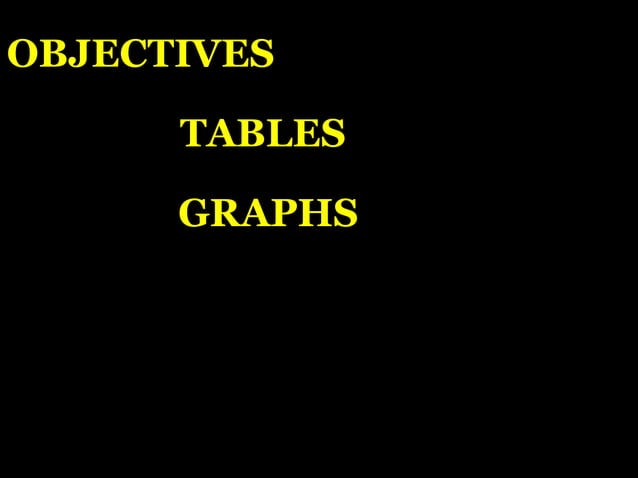 explaining visual relationship on tables charts and graphs | PPT