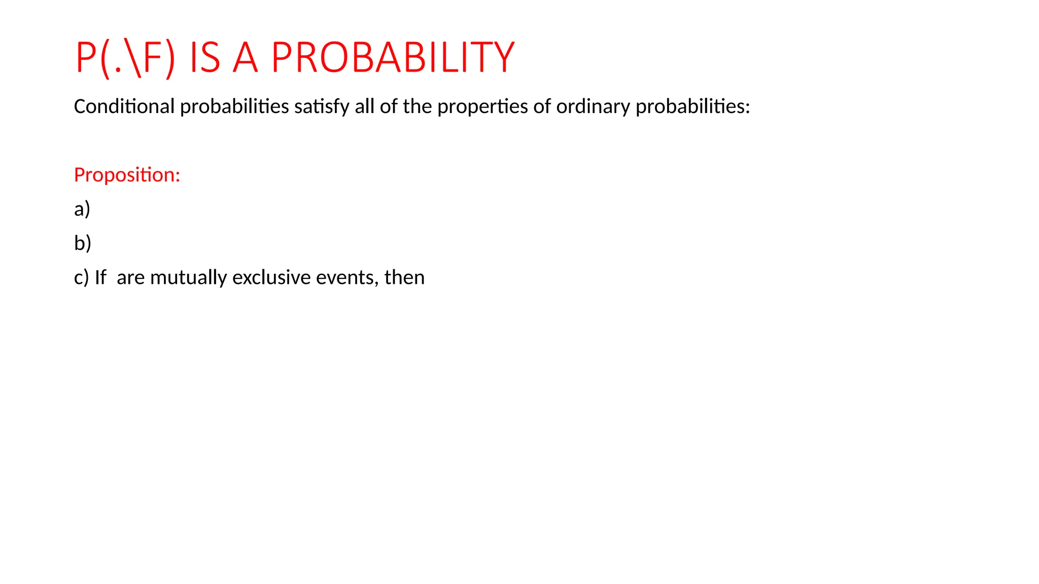conditional probability and independence | PPT