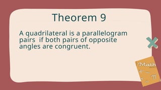 LESSON 4.1 - Ways of Proving a Quadrilateral is a Parallelogram | PPTX