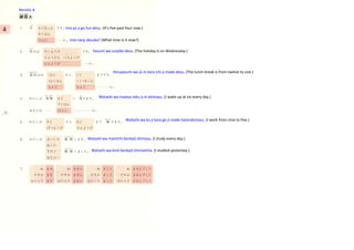 Japanese language grammar notes for self learning | PDF