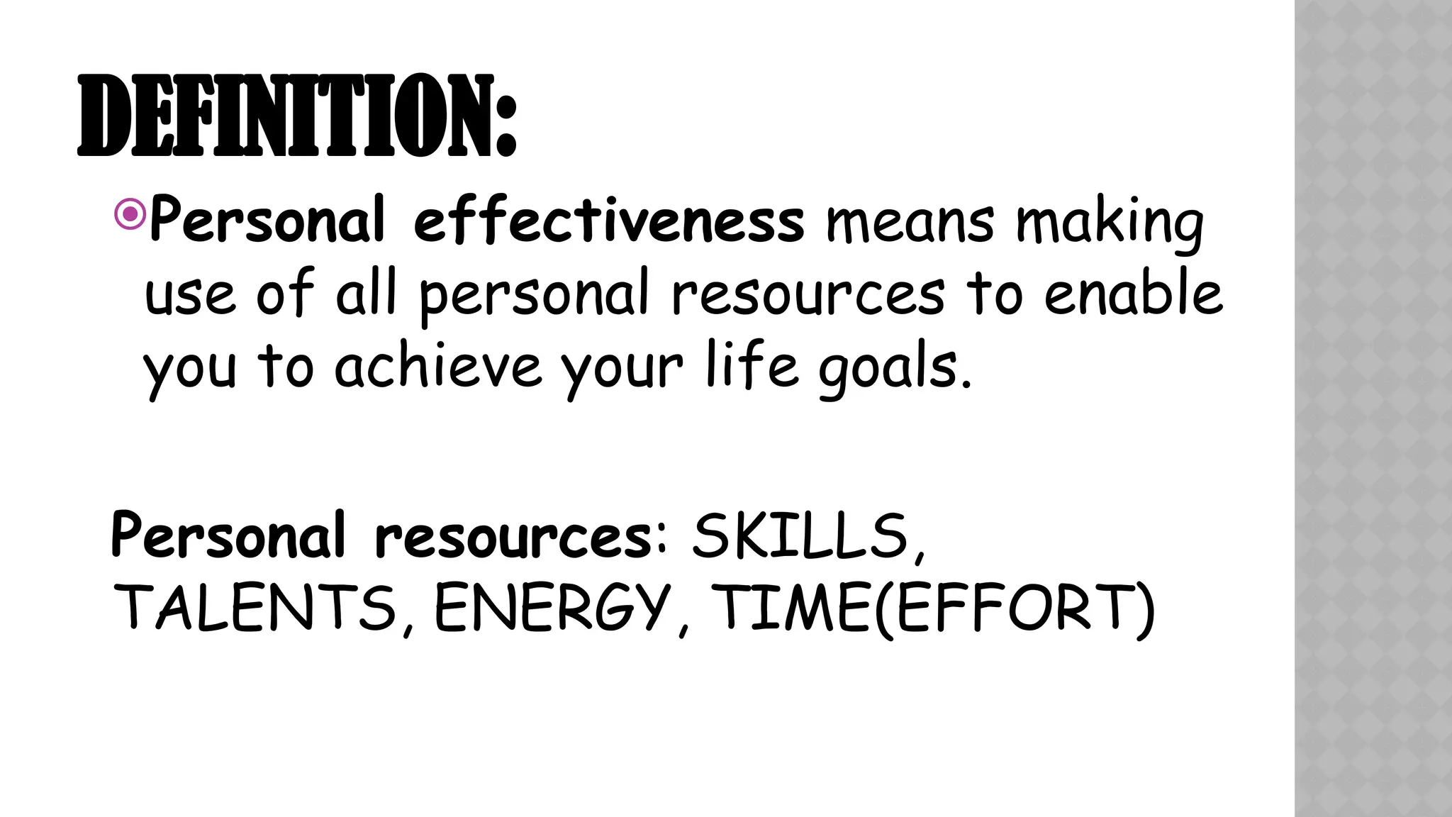 LESSON 4- PERSONAL DEVELOPOMENT- SELF EFFECTIVENESS.pptx