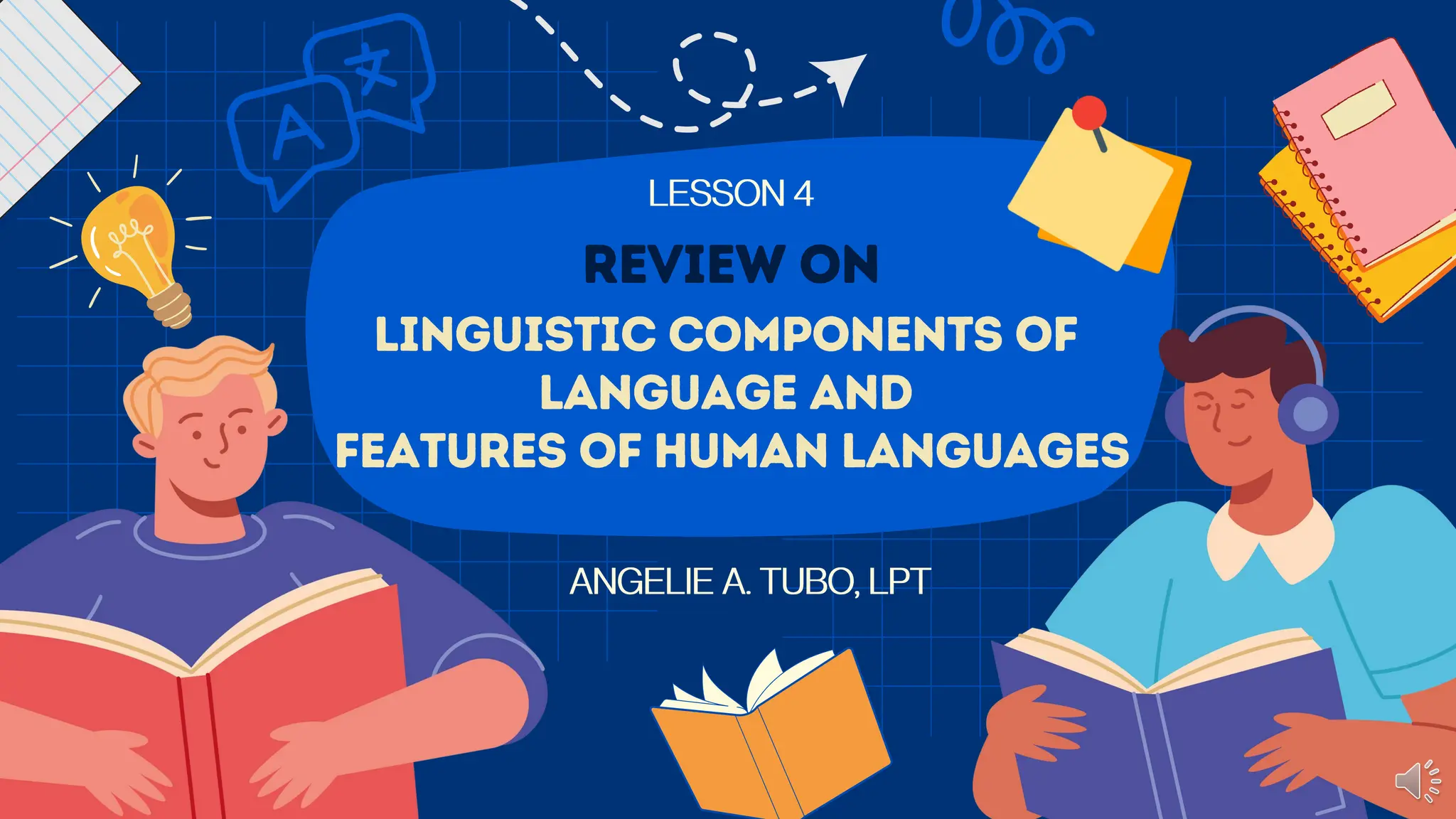 Linguistic Components of Language and Features of Human Languages.pdf