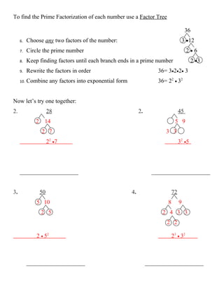 Lesson 4 2 factors and prime factorization | PDF