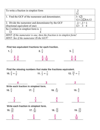 Lesson 4 5 equivalent fractions | DOCX
