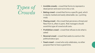 RIsk Management for Events Lesson 4 alcohol, crowd control ...