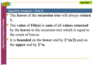Lesson 4 - Algorithm Analysis - III.pptx