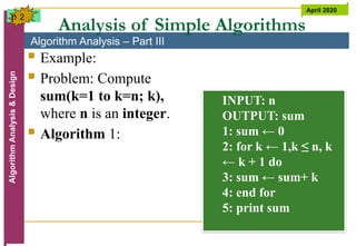 Lesson 4 - Algorithm Analysis - III.pptx