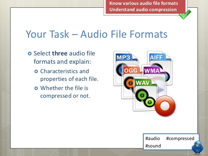 Lesson 4 - Audio File Formats