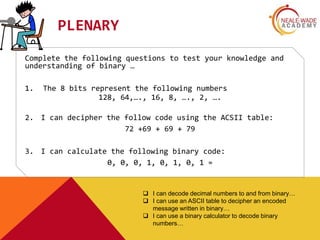 Lesson 4 binary numbers | PPT