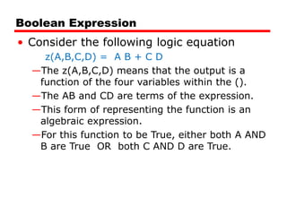 Lesson 4 - Boolean Algebra.pdfvvdfvdvbdbdbd | PDF