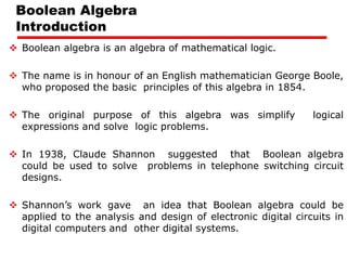 Lesson 4 - Boolean Algebra.pdfvvdfvdvbdbdbd | PDF