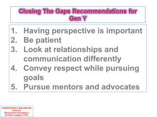Lesson 4 bridging gap | PPT