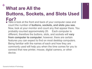 Lesson4 Buttons, Sockets, Slots | PPT