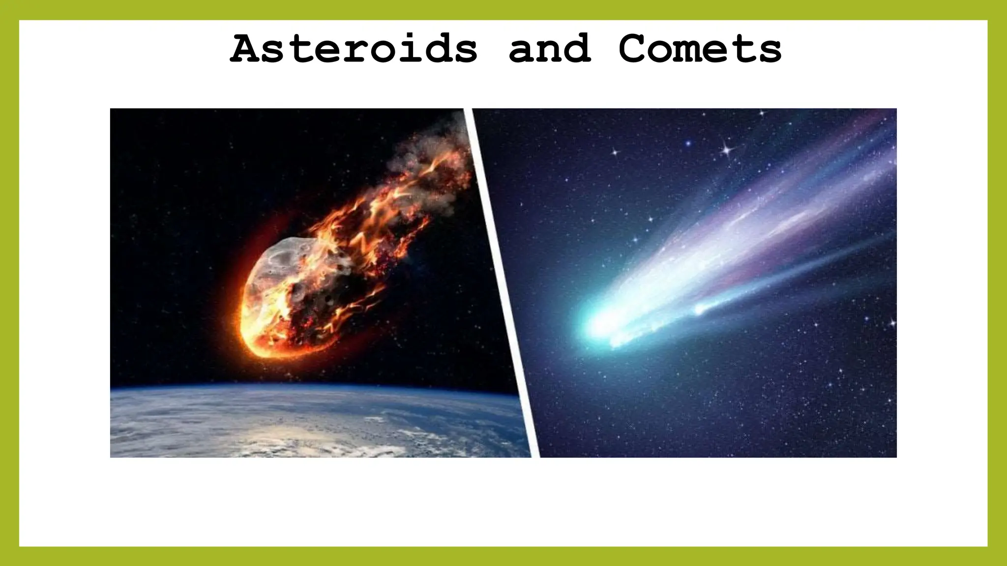 comets and asteroidssssssssssssssssspptx | PPT