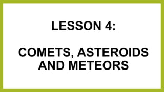 comets and asteroidssssssssssssssssspptx | PPT