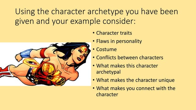 Lesson 4 comics and graphic novel production character | PPT