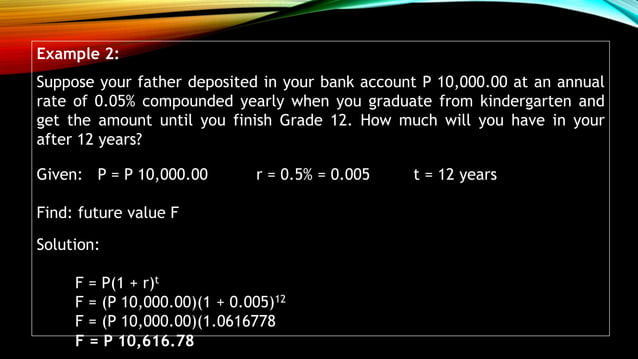 Lesson 4 compound interest | PPTX | Stocks and Bonds | Personal Investing