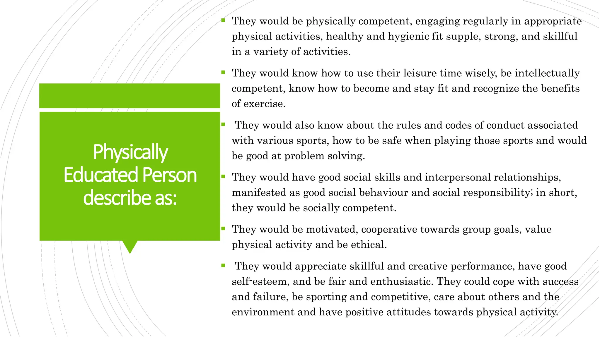 Lesson 4- Contemporary Physical Education | PPTX