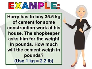 Conversion between metric & english systems | PPTX