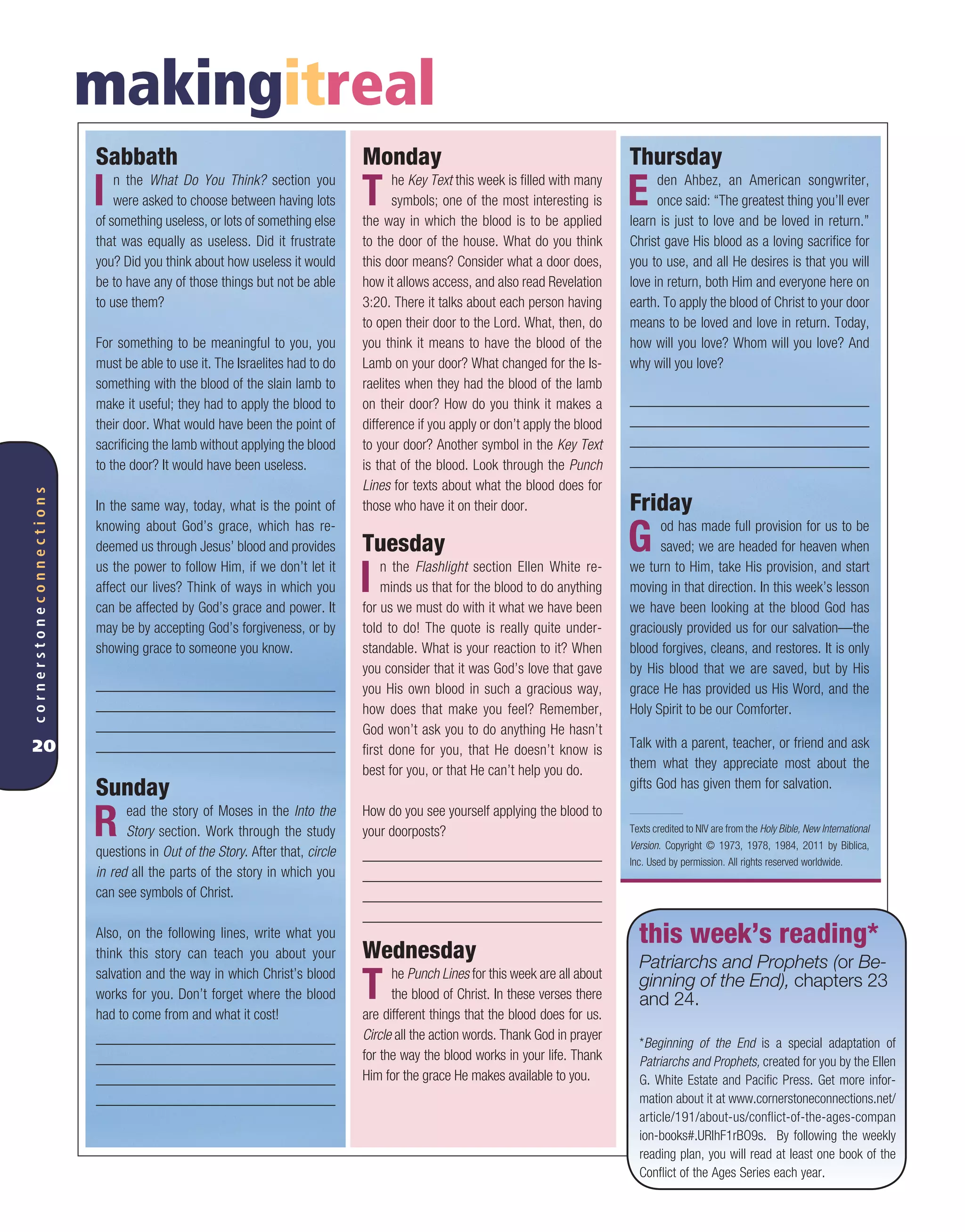Lesson 4 | Cornerstone Connections | Sabbath School | Second Quarter ...