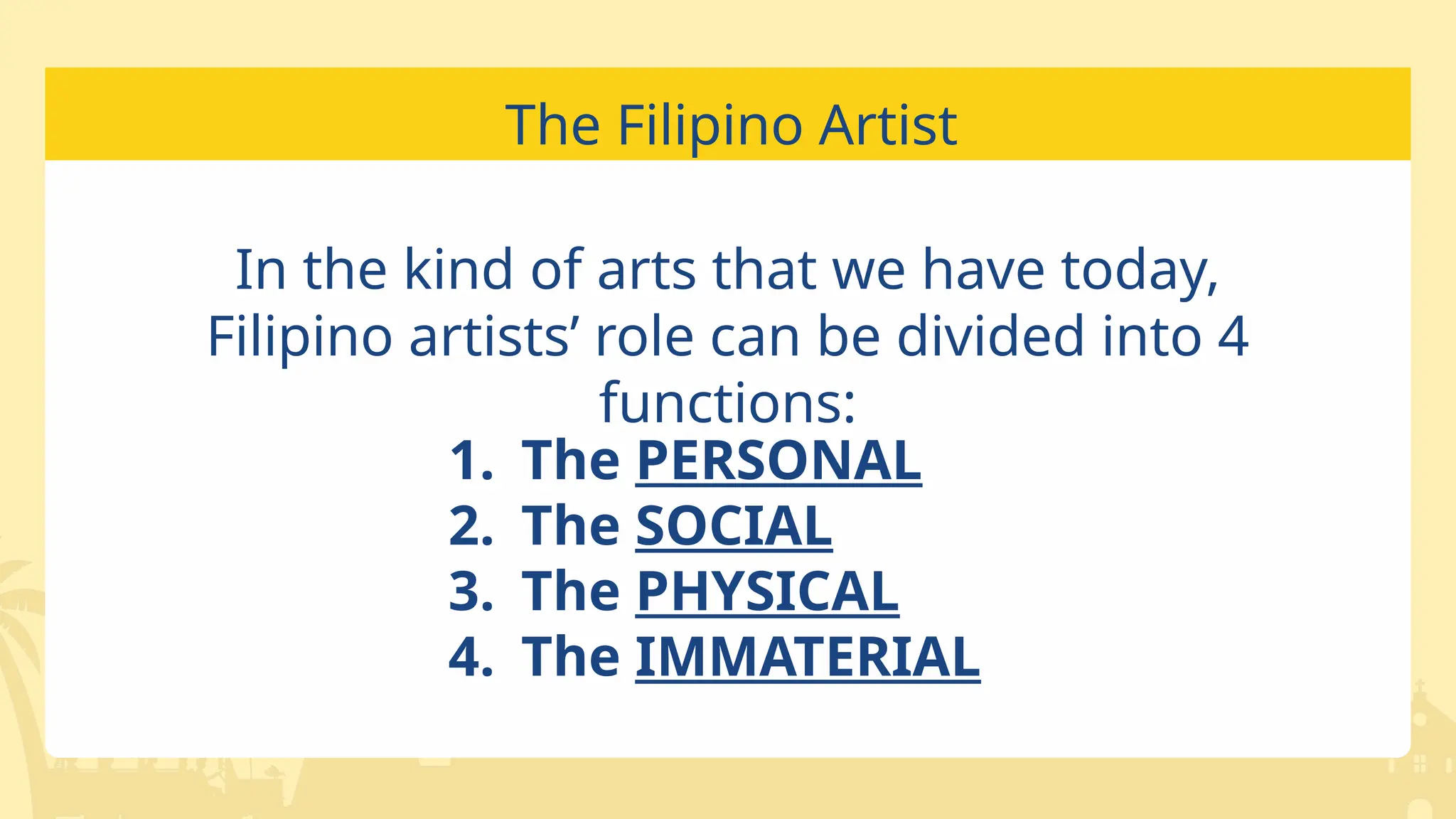 National Artists of the Philippines - CPAR | PPTX