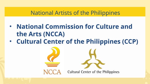 National Artists of the Philippines - CPAR | PPTX