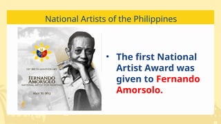 National Artists of the Philippines - CPAR | PPTX