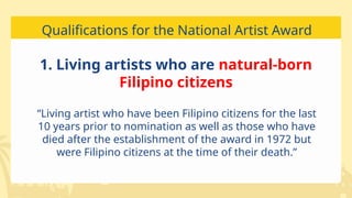National Artists of the Philippines - CPAR | PPTX