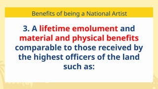 National Artists of the Philippines - CPAR | PPTX