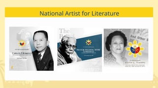 National Artists of the Philippines - CPAR | PPTX
