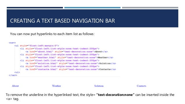 Html5 Create Hyperlinks And Anchors