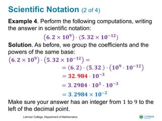 Lesson 4: Decimal to Scientific Notation | PPTX