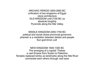 History Of Architecture I - Lesson 4: Egypt | PDF | Religion & Spirituality