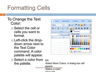 Lesson4 formatting text | PPT