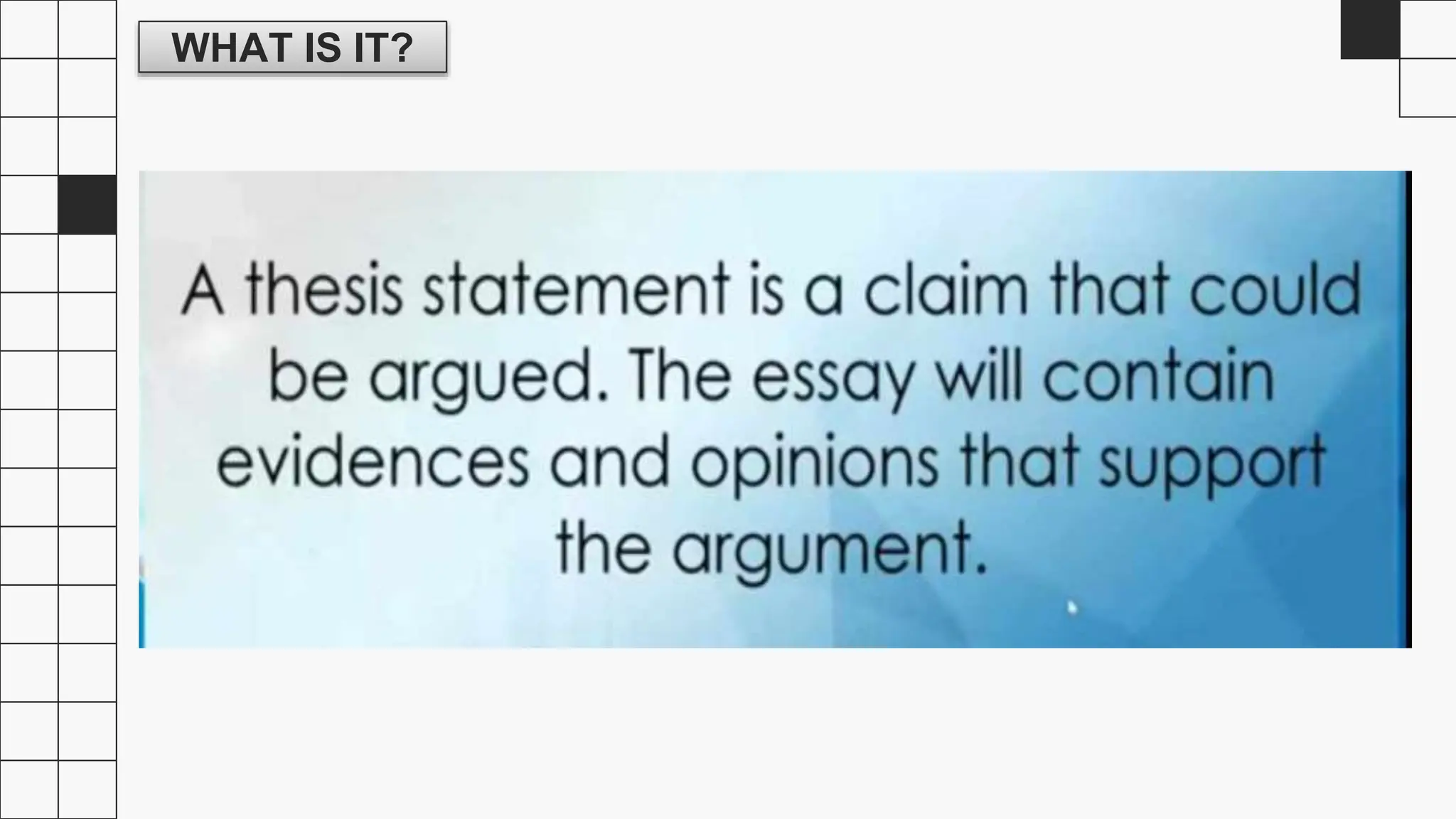 Lesson 4 Identifying Thesis Statement And Outlining Pptx