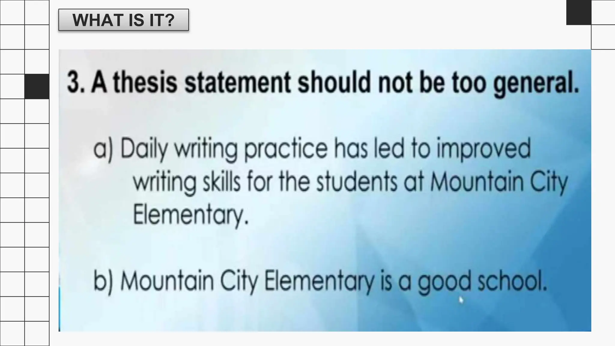 Lesson 4 Identifying Thesis Statement And Outlining Pptx